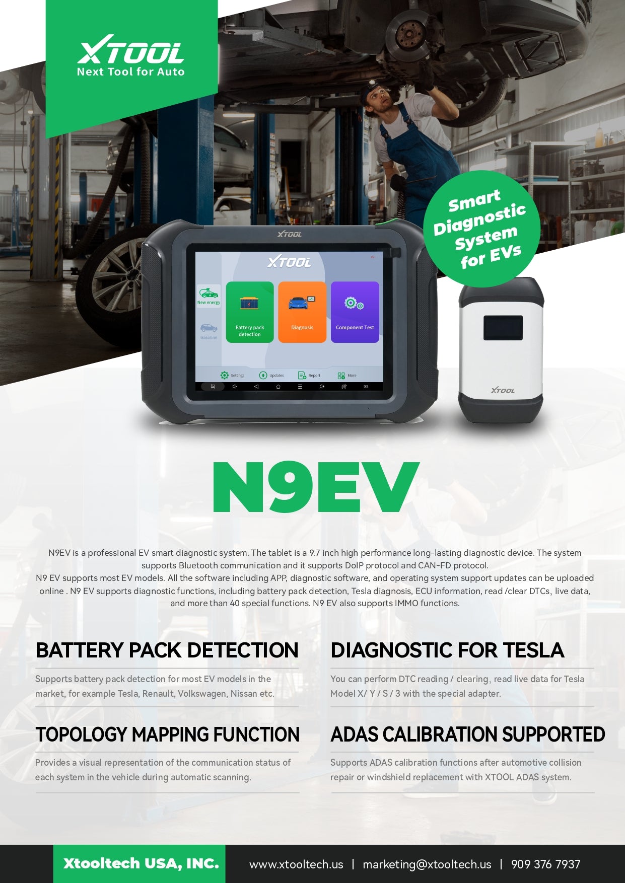 Best EV Diagnostic Scanner N9EV Released